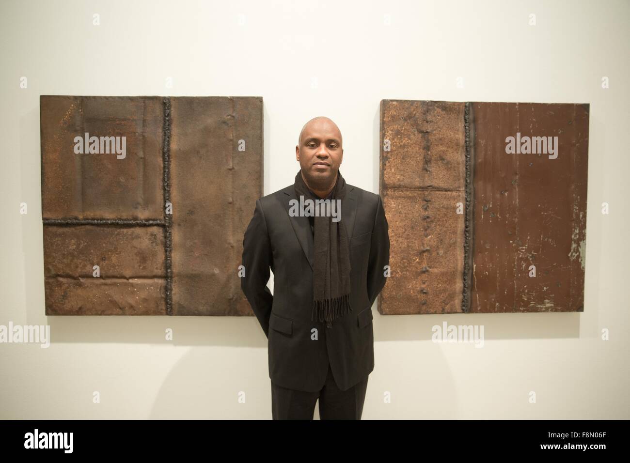 Berlin, Germany. 10th Dec, 2015. Cuban artist Roberto Diago standing in ...