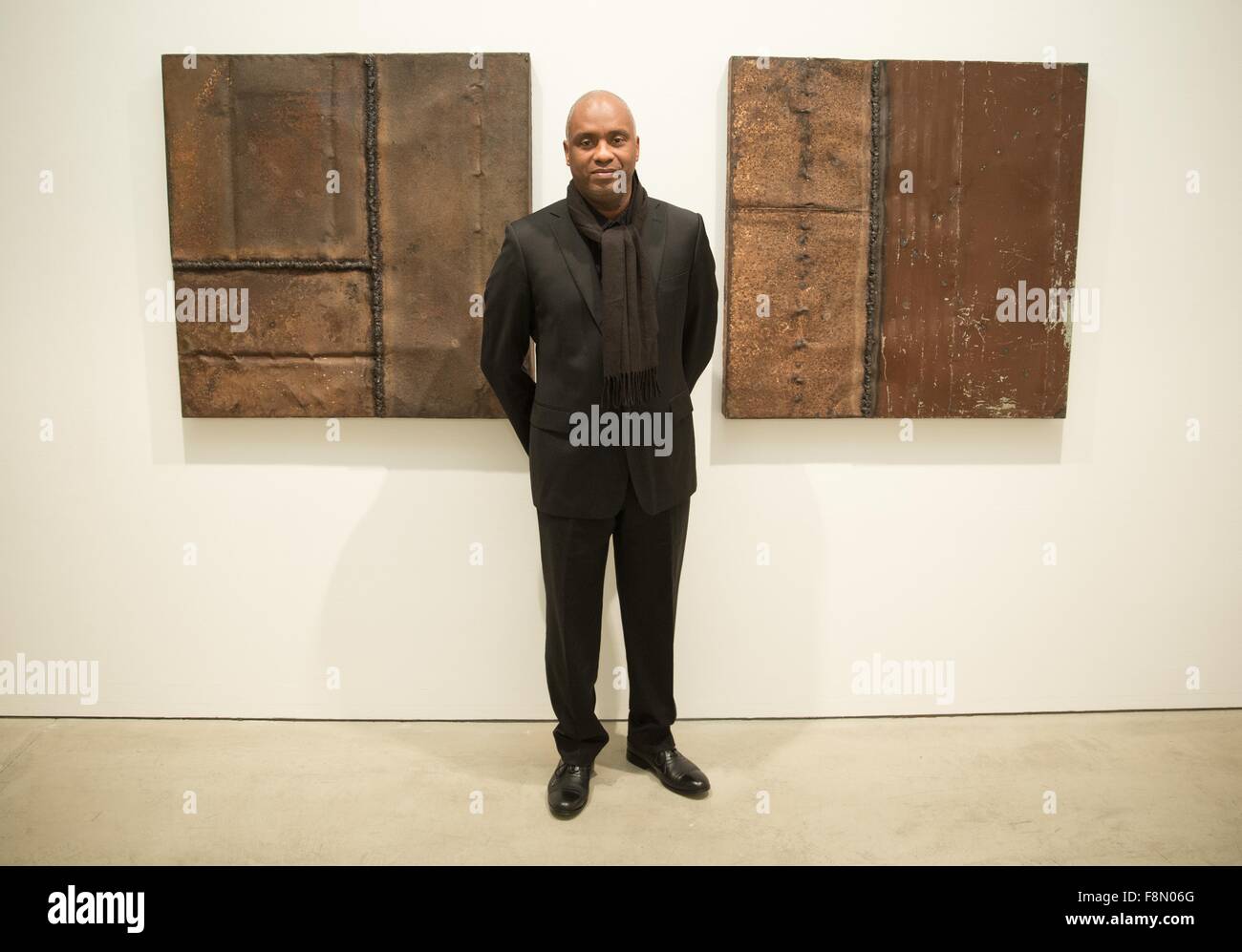 Berlin, Germany. 10th Dec, 2015. Cuban artist Roberto Diago standing in ...