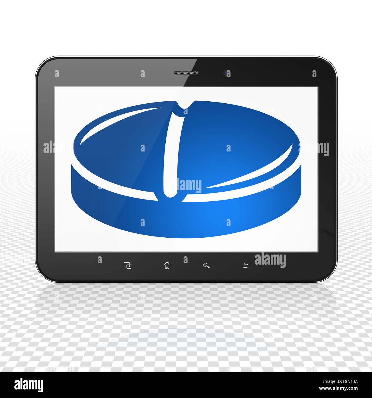 Health concept: Tablet Computer with Pill on display Stock Photo - Alamy