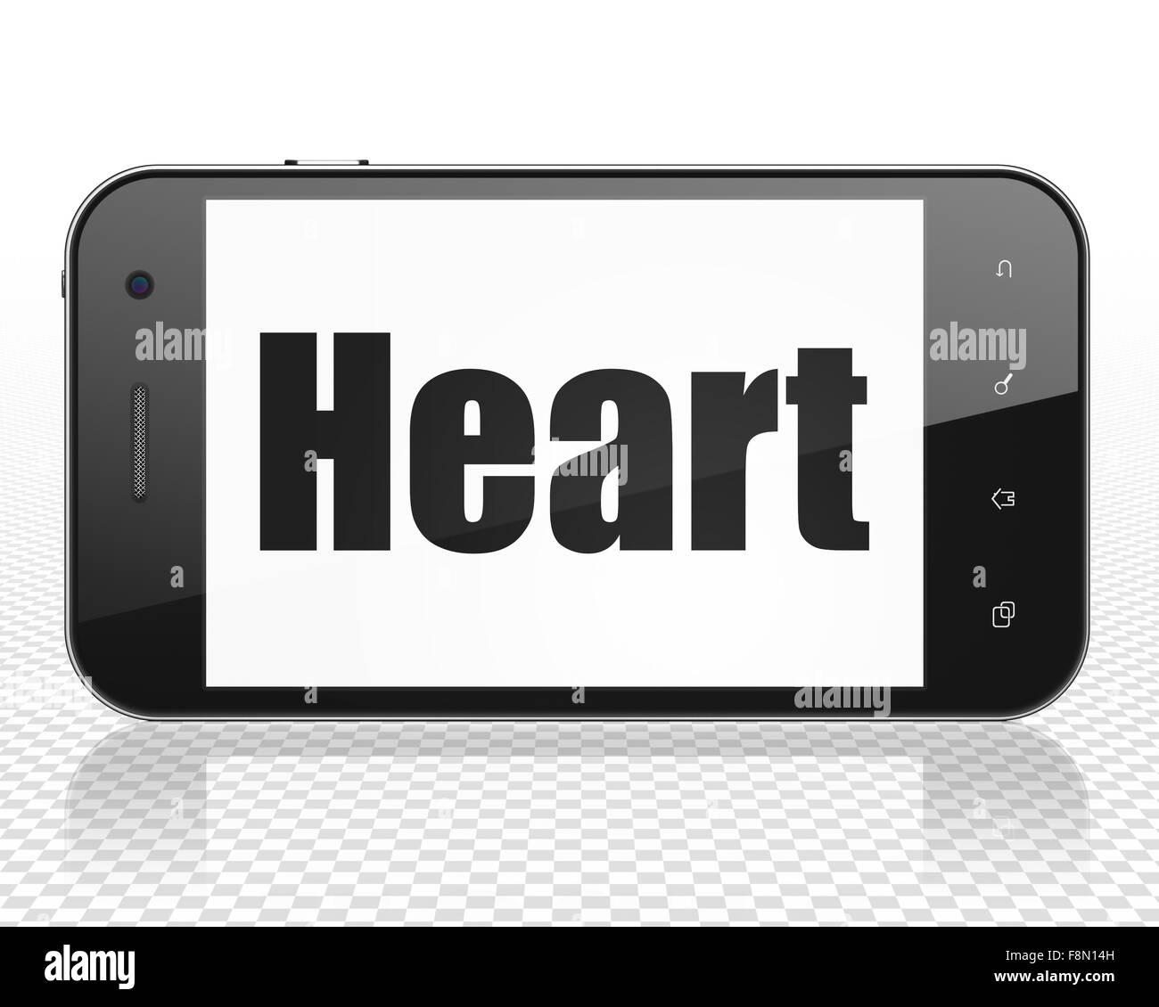 Medicine concept: Smartphone with Heart on display Stock Photo - Alamy