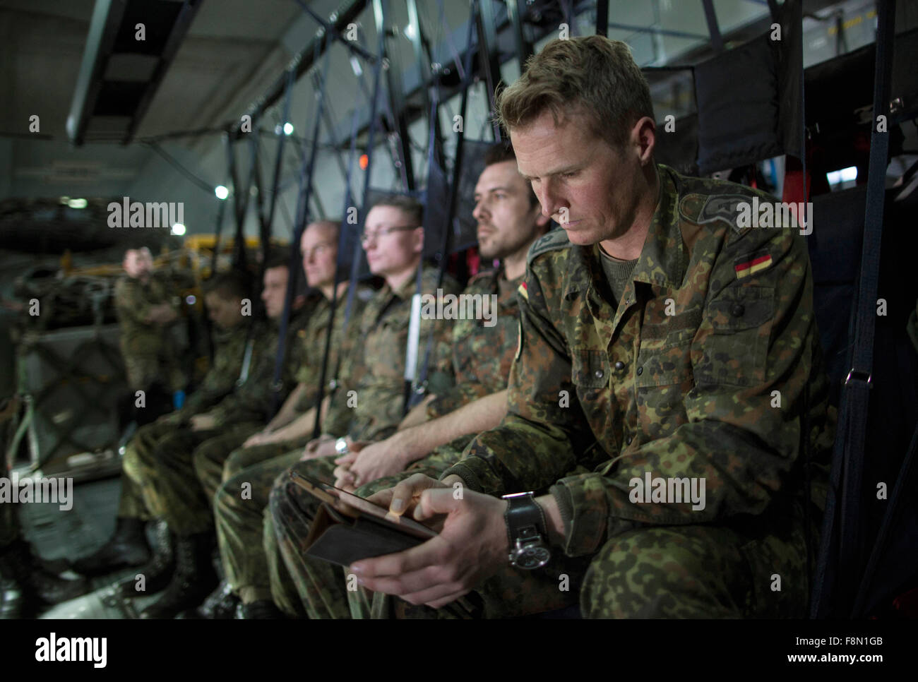 HANDOUT - A handout shows soldiers from the Taktisches ...