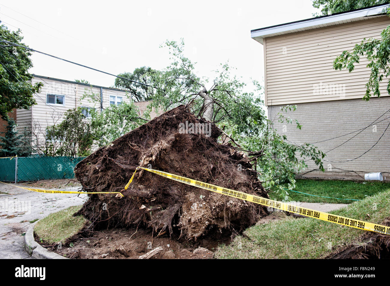 Wind Destruction Outdoors Stock Photo - Alamy