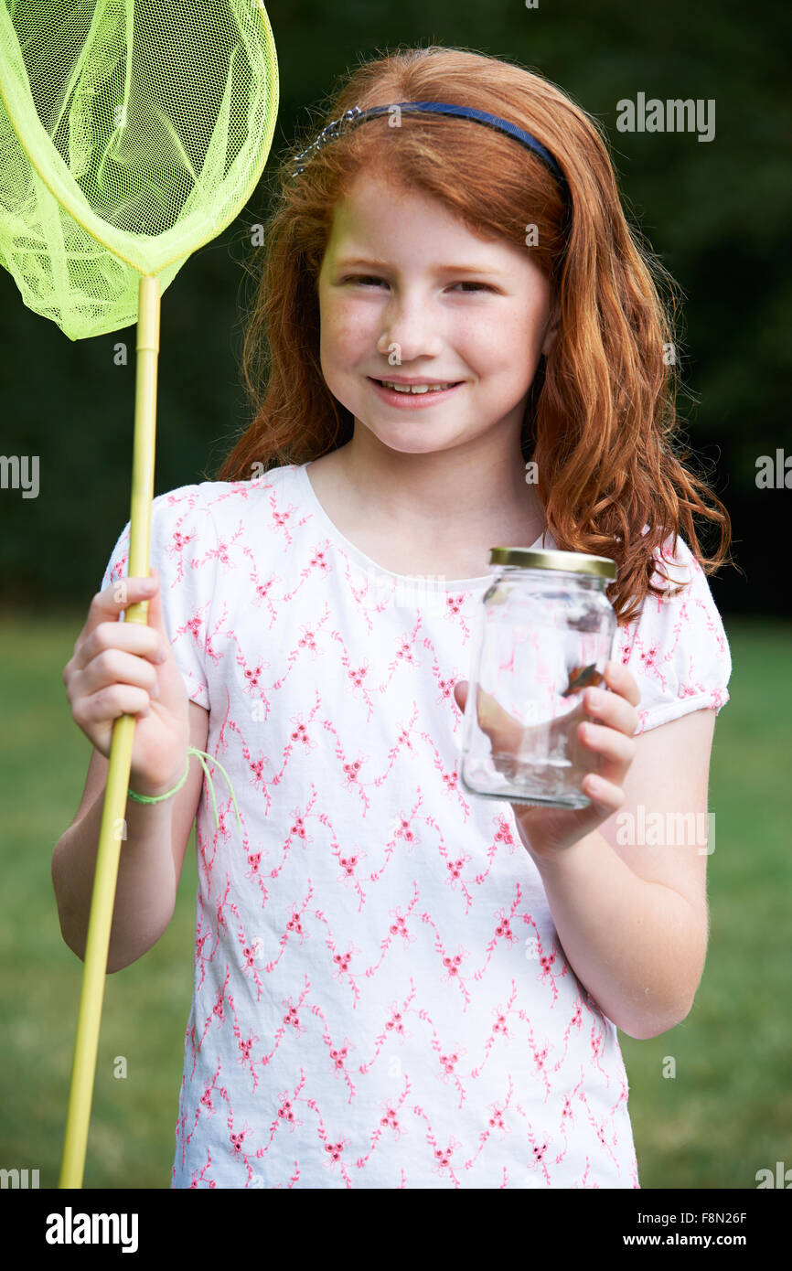 Child butterfly net hi-res stock photography and images - Alamy