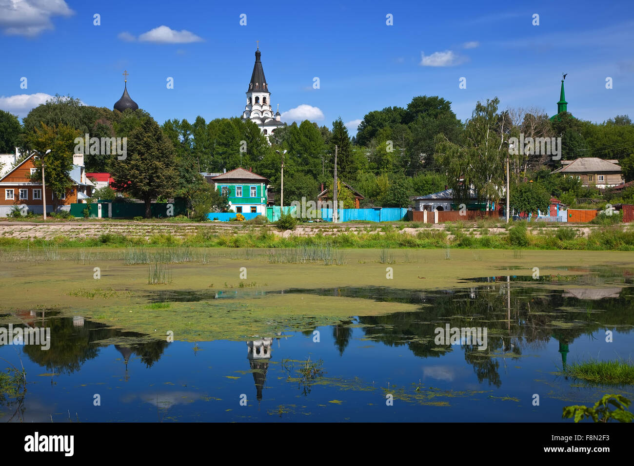 View of old district in Aleksandrov, Russia Stock Photo - Alamy