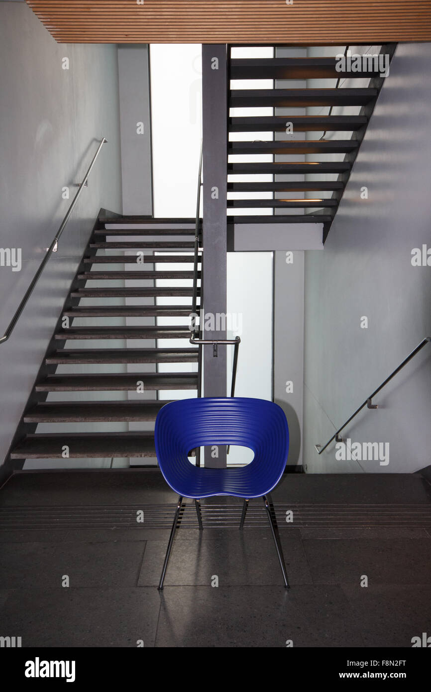 Chair and Stairs Stock Photo - Alamy