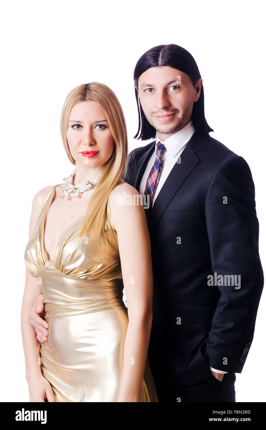 Pair in romantic love concept Stock Photo - Alamy