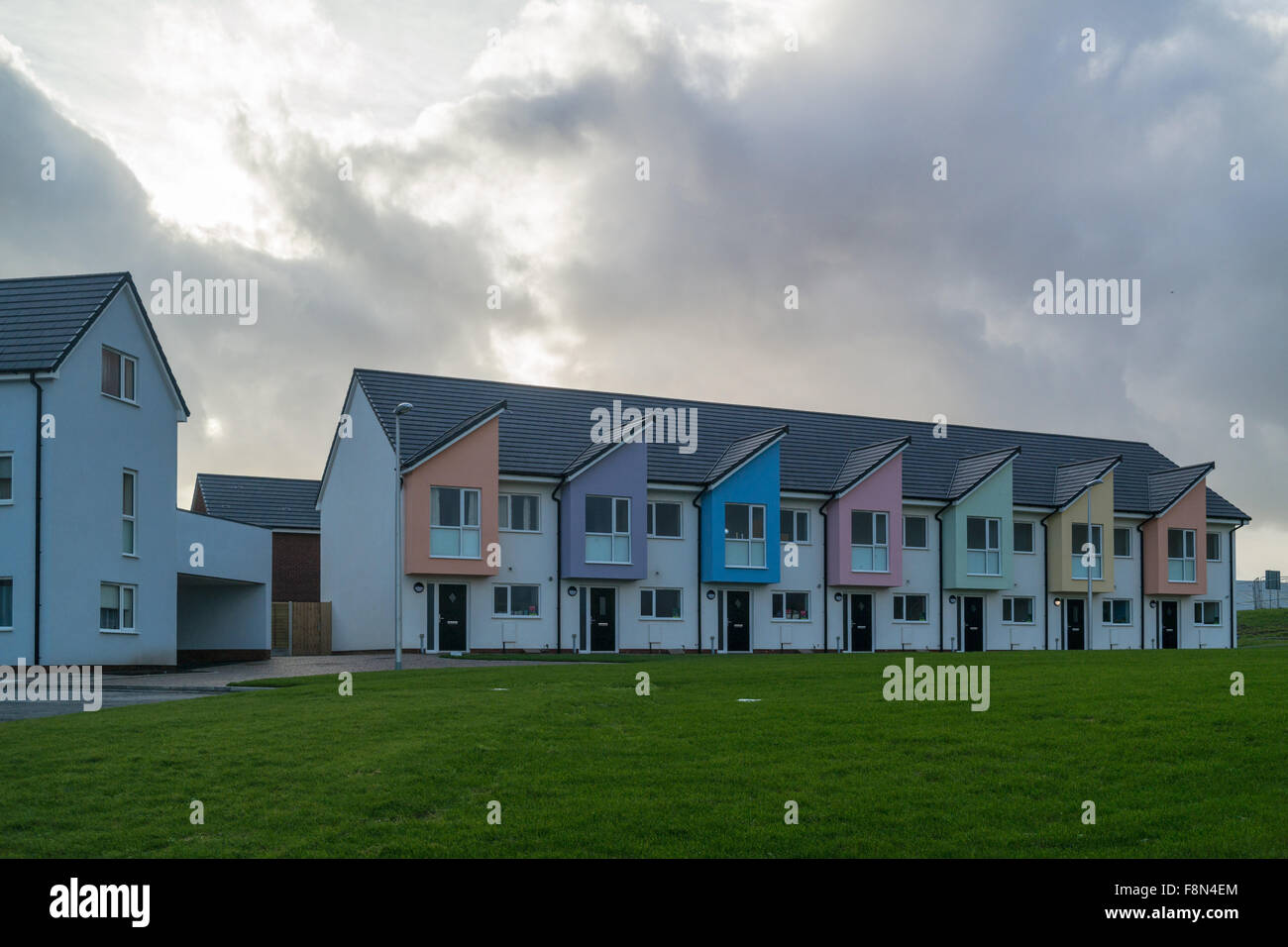 New housing development Stock Photo - Alamy
