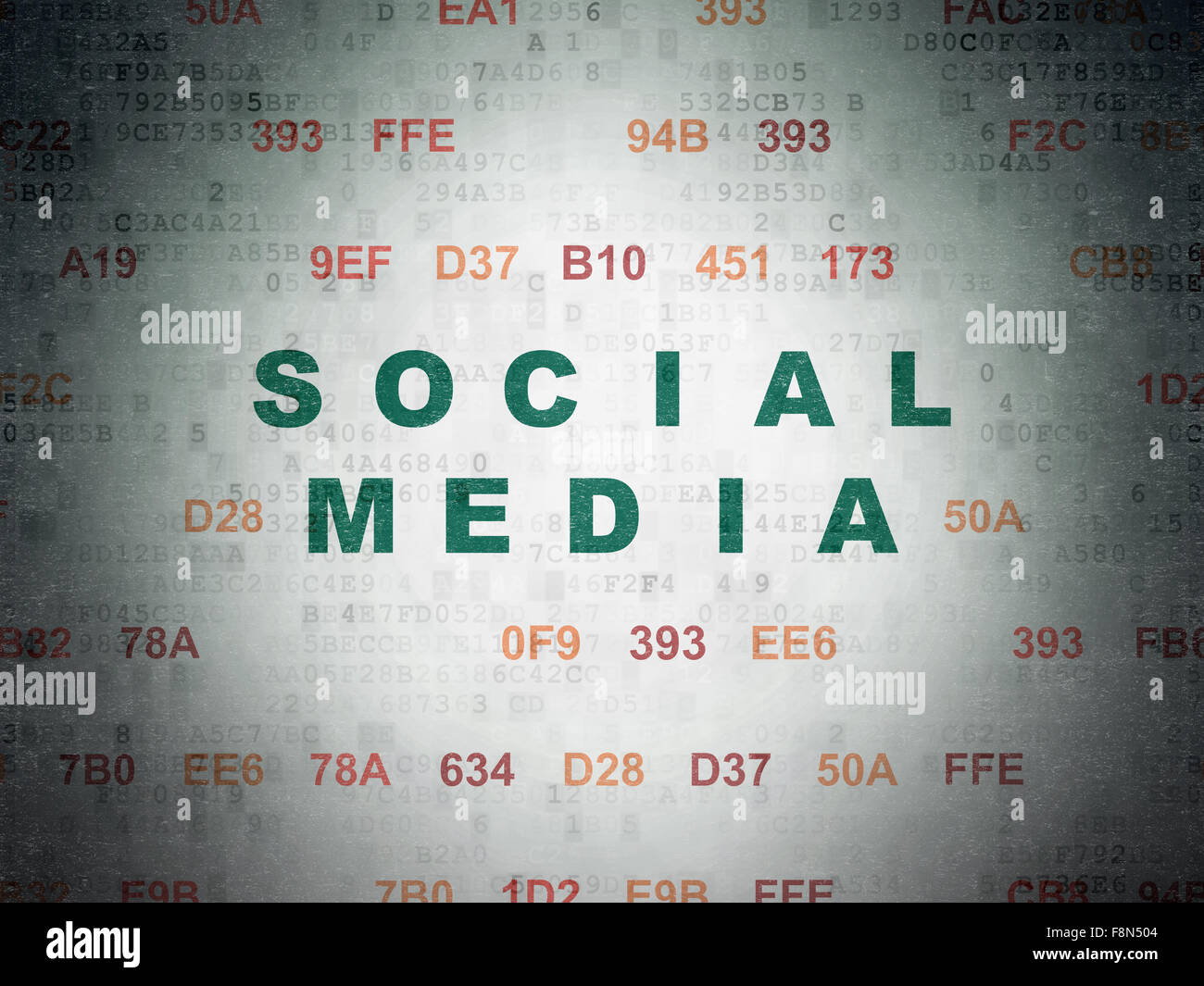 Social media concept: Social Media on Digital Paper background Stock ...