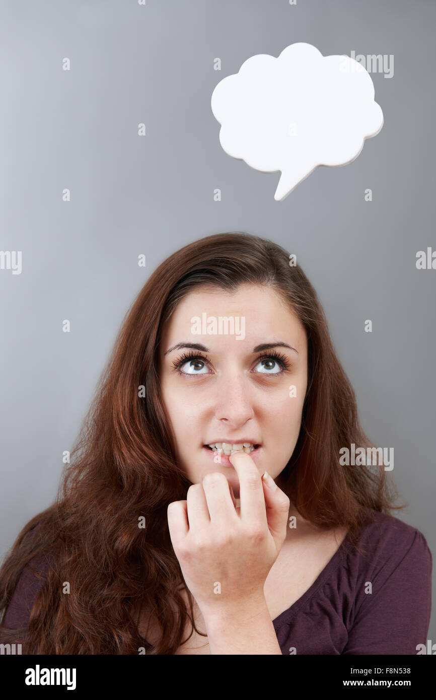 Teenager Thinking Bubble High Resolution Stock Photography and Images ...