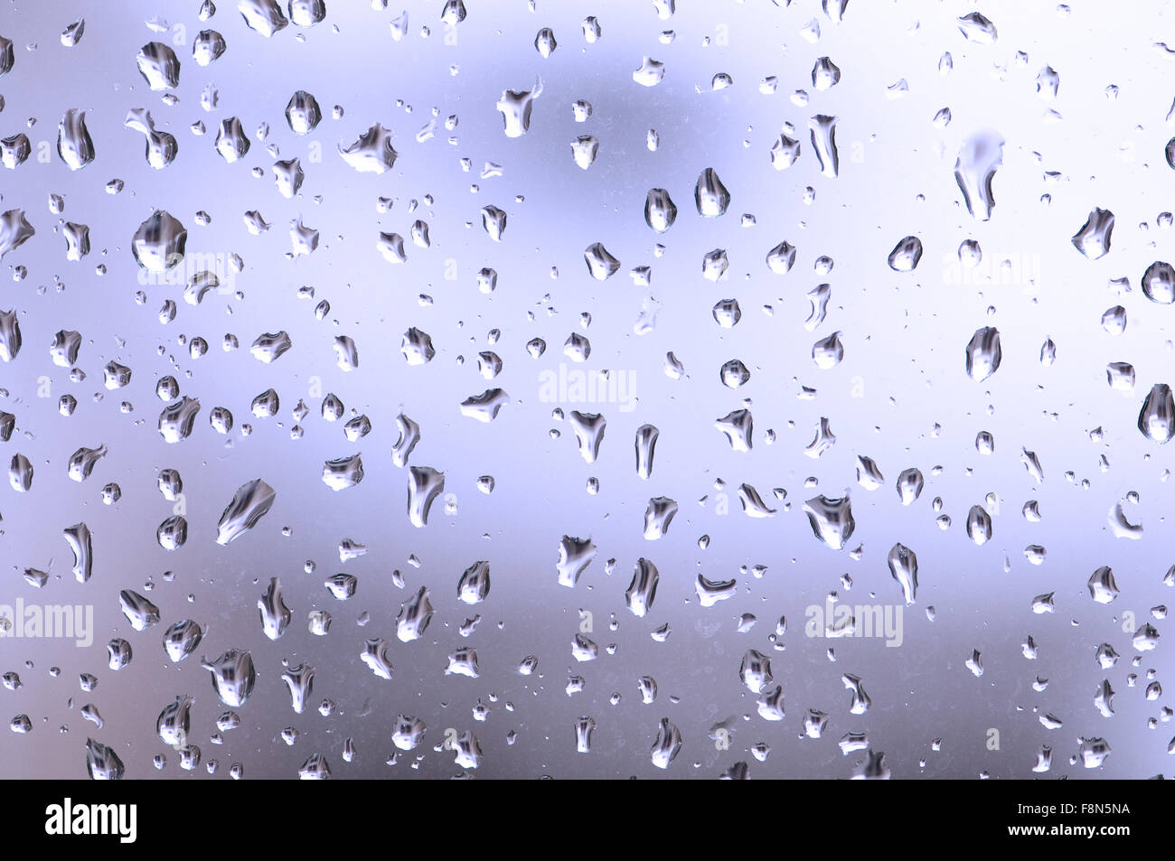 Water drops on the surface of glass Stock Photo - Alamy