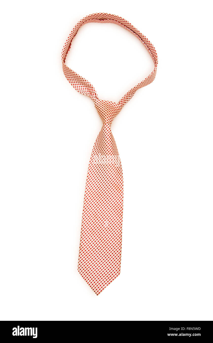 Neck tie isolated on the white background Stock Photo - Alamy