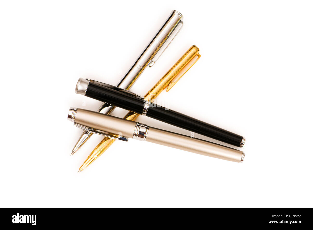 Writing pen isolated on the white background Stock Photo - Alamy