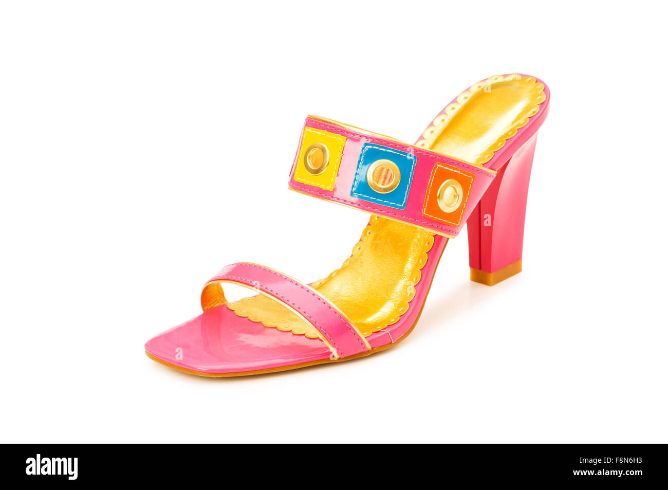 Woman shoes isolated on the white background Stock Photo - Alamy