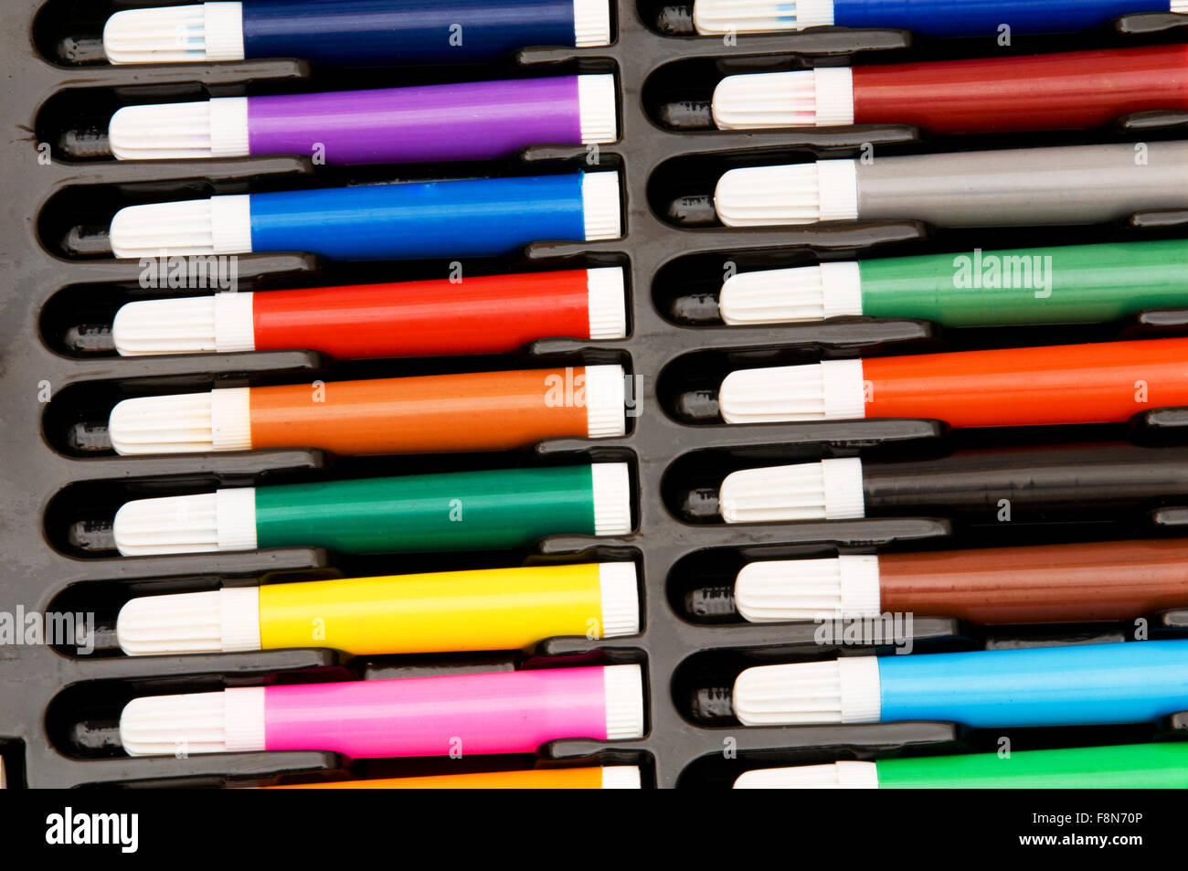 Set of crayons isolated on the white background Stock Photo - Alamy