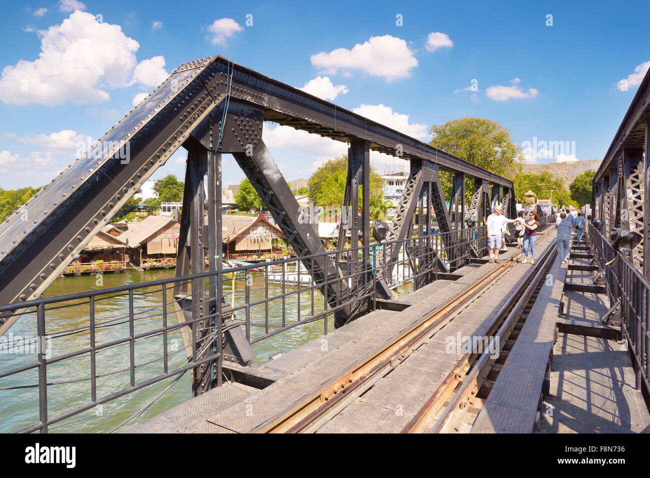 Thailand - Kanchanaburi, Bridge over the river Kwai Stock Photo - Alamy