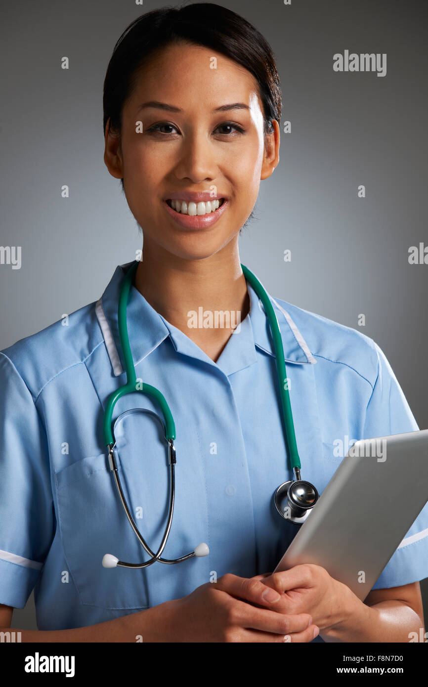 Studio portrait nurse hi-res stock photography and images - Alamy