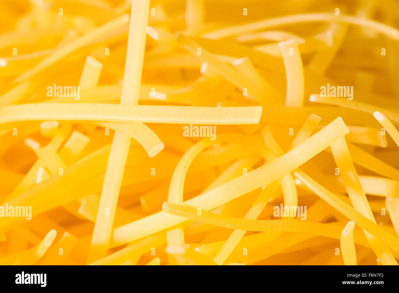 Extreme close up of yellow italian pasta - shallow DOF Stock Photo - Alamy