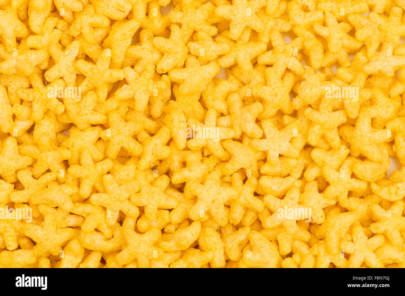 Close up of italian pasta - star shaped Stock Photo - Alamy