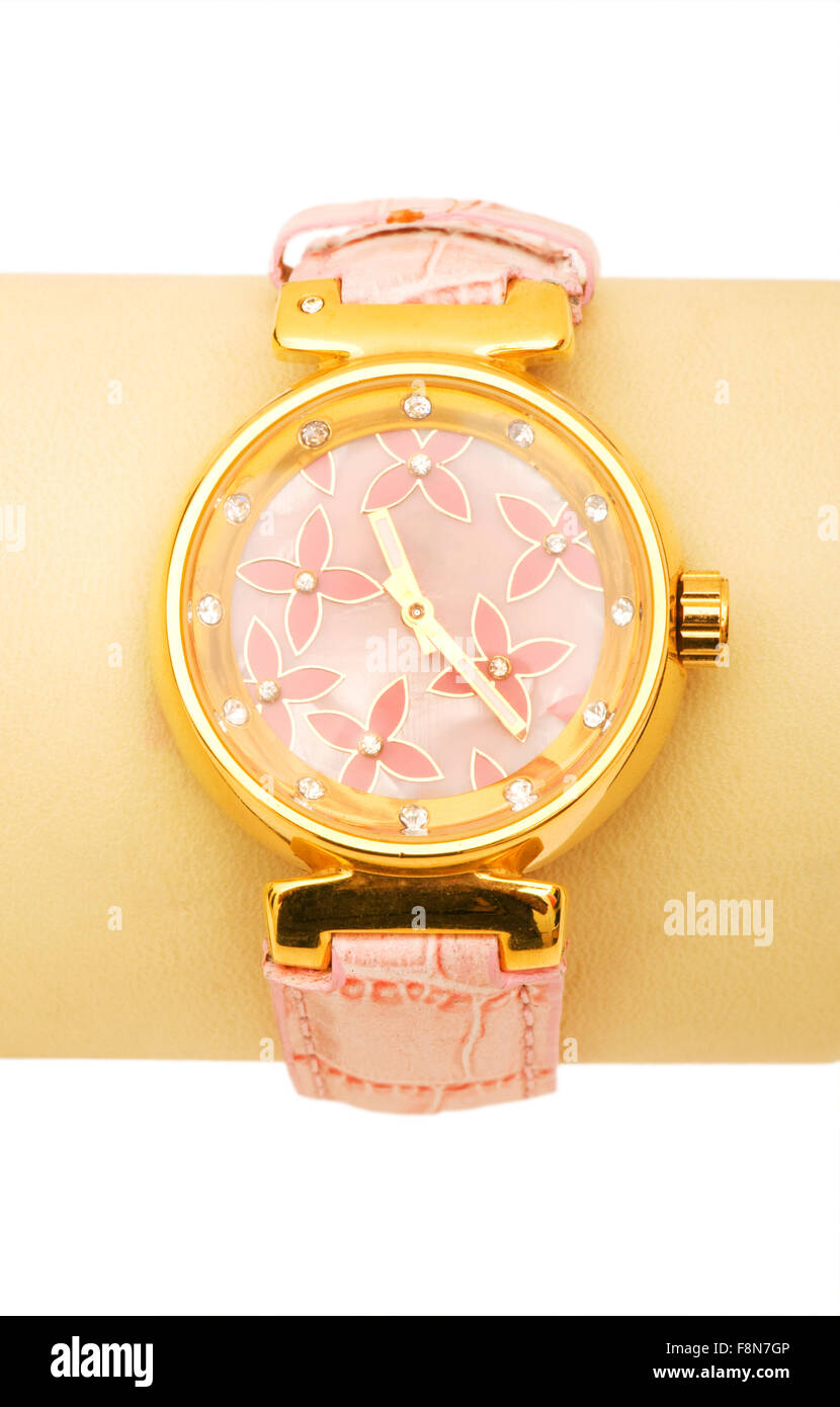 Hand watch isolated on the white background Stock Photo - Alamy