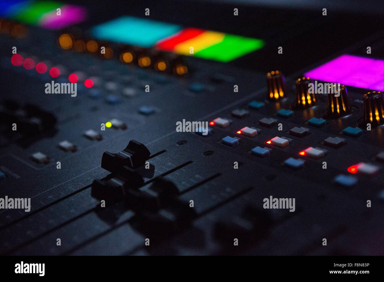 Mixing desk hi-res stock photography and images - Alamy