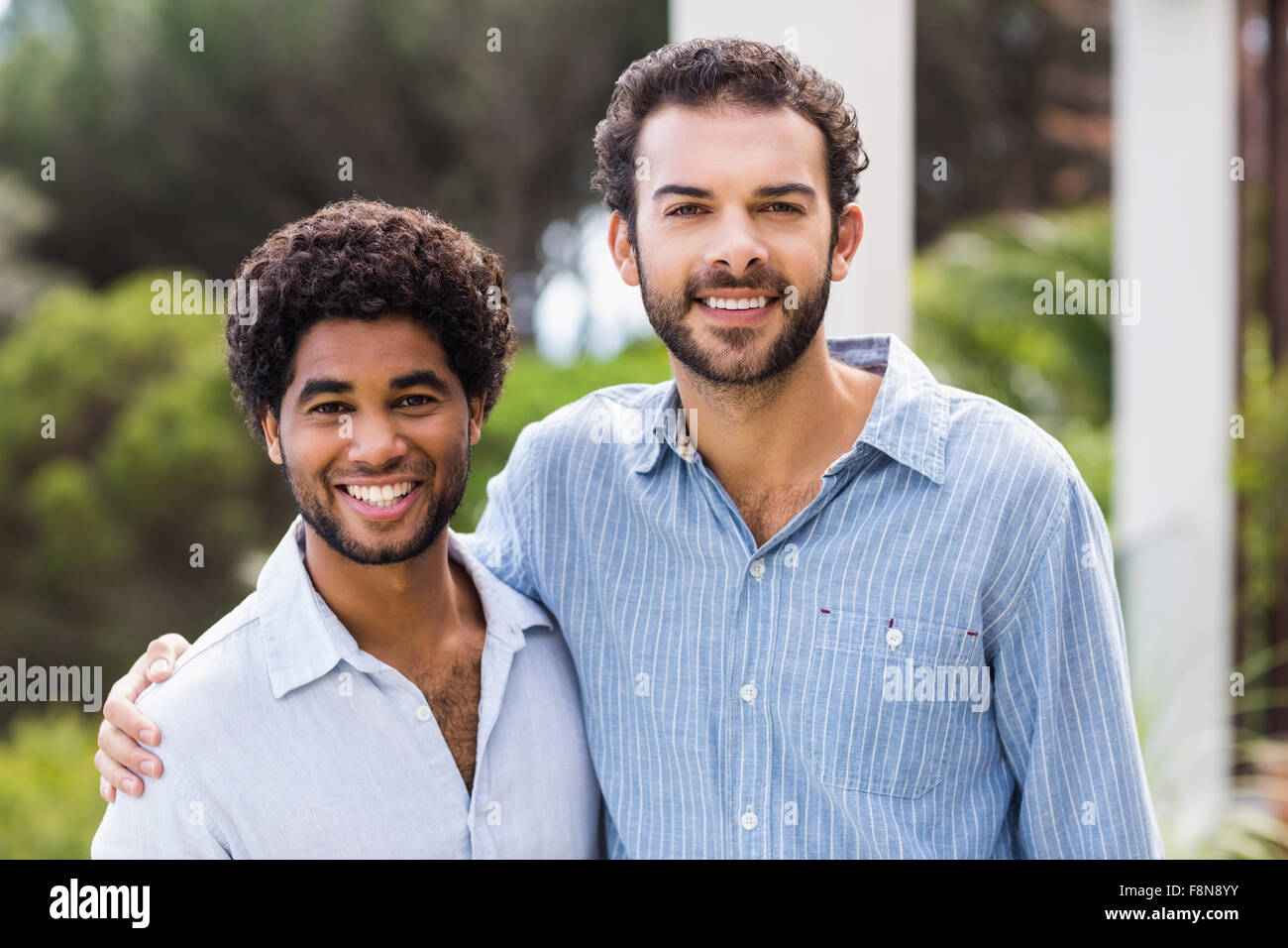 Portrait handsome gay male couple hi-res stock photography and images ...