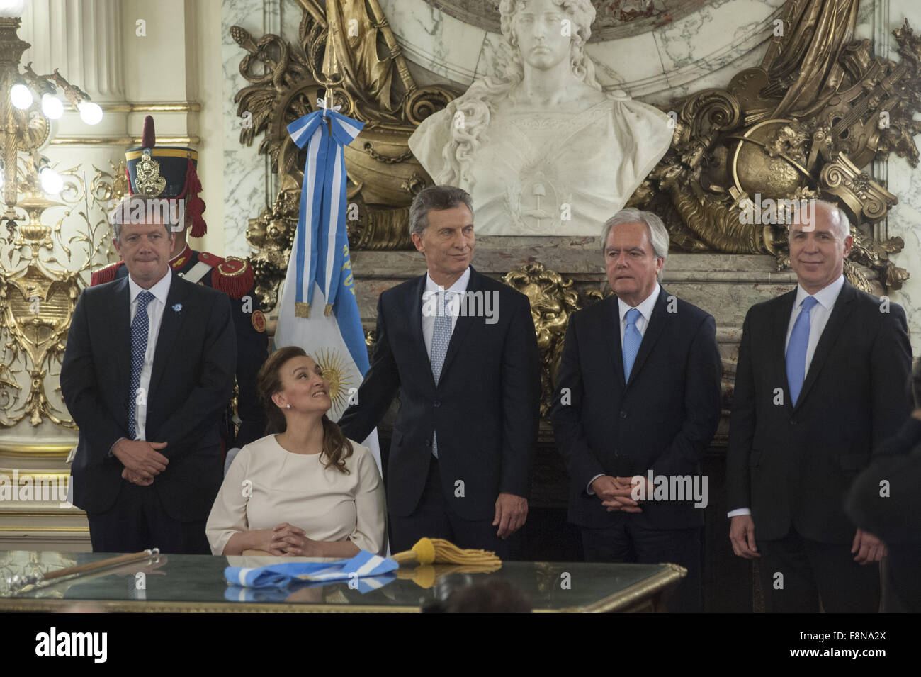 Buenos Aires, Buenos Aires, Argentina. 10th Dec, 2015. President ...