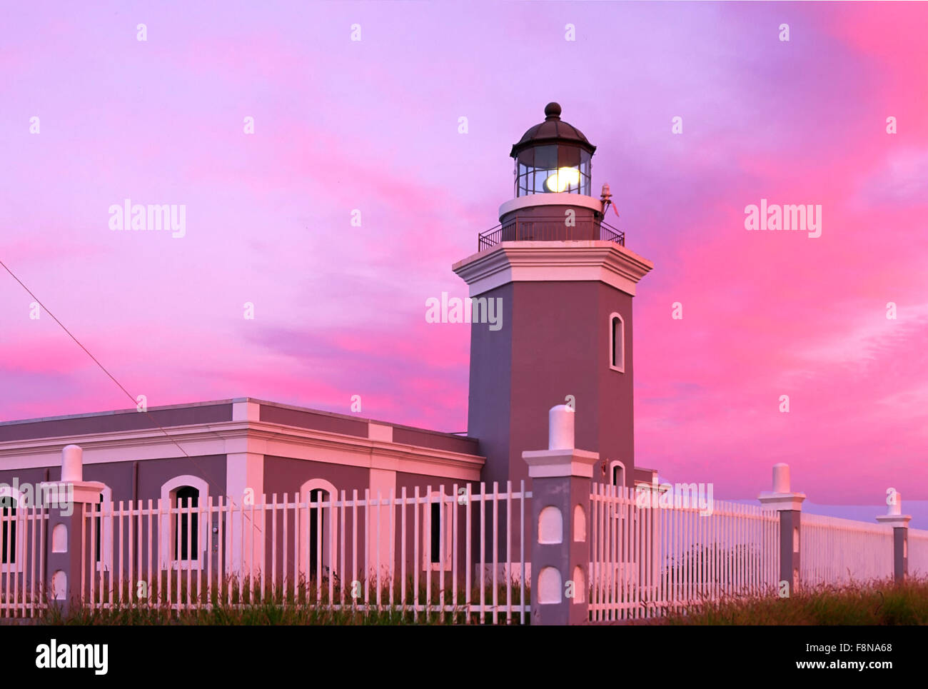 Cabo Rojo lighthouse (1882), Cabo Rojo, Puerto Rico Stock Photo - Alamy