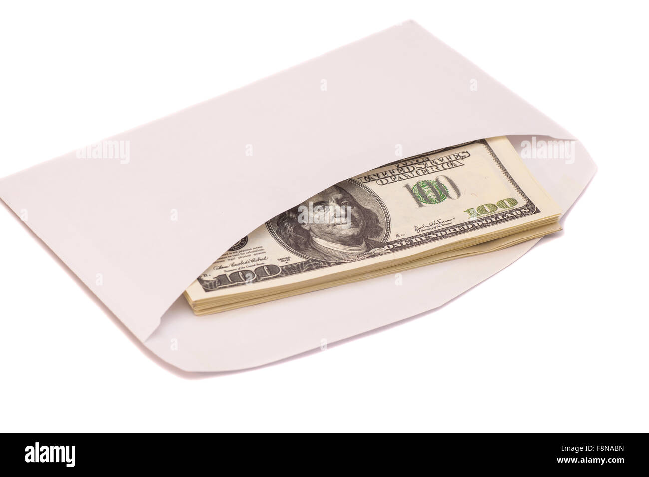 Hundred dollar bills in envelope hi-res stock photography and images ...