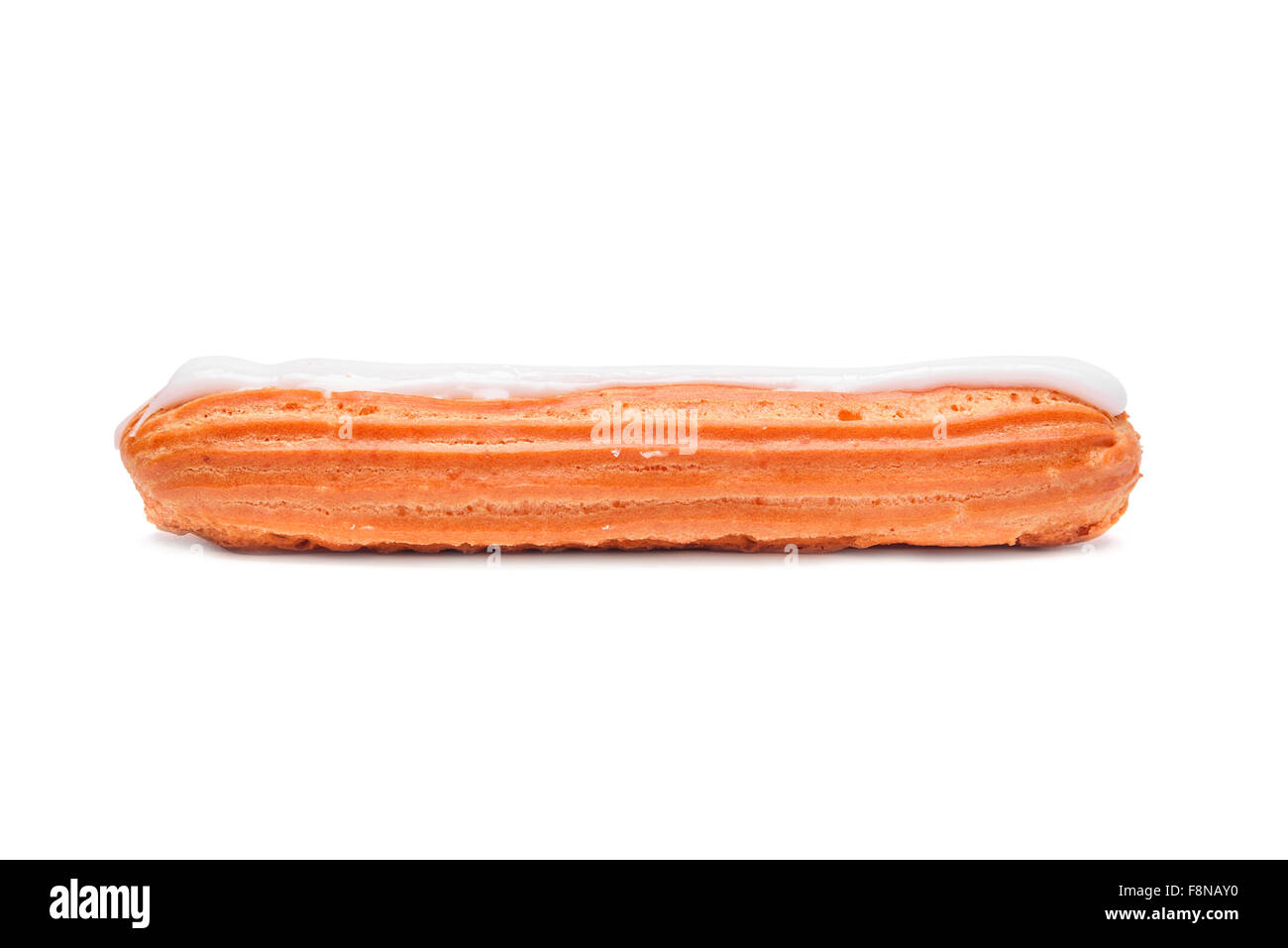 Eclairs isolated on white Stock Photo - Alamy