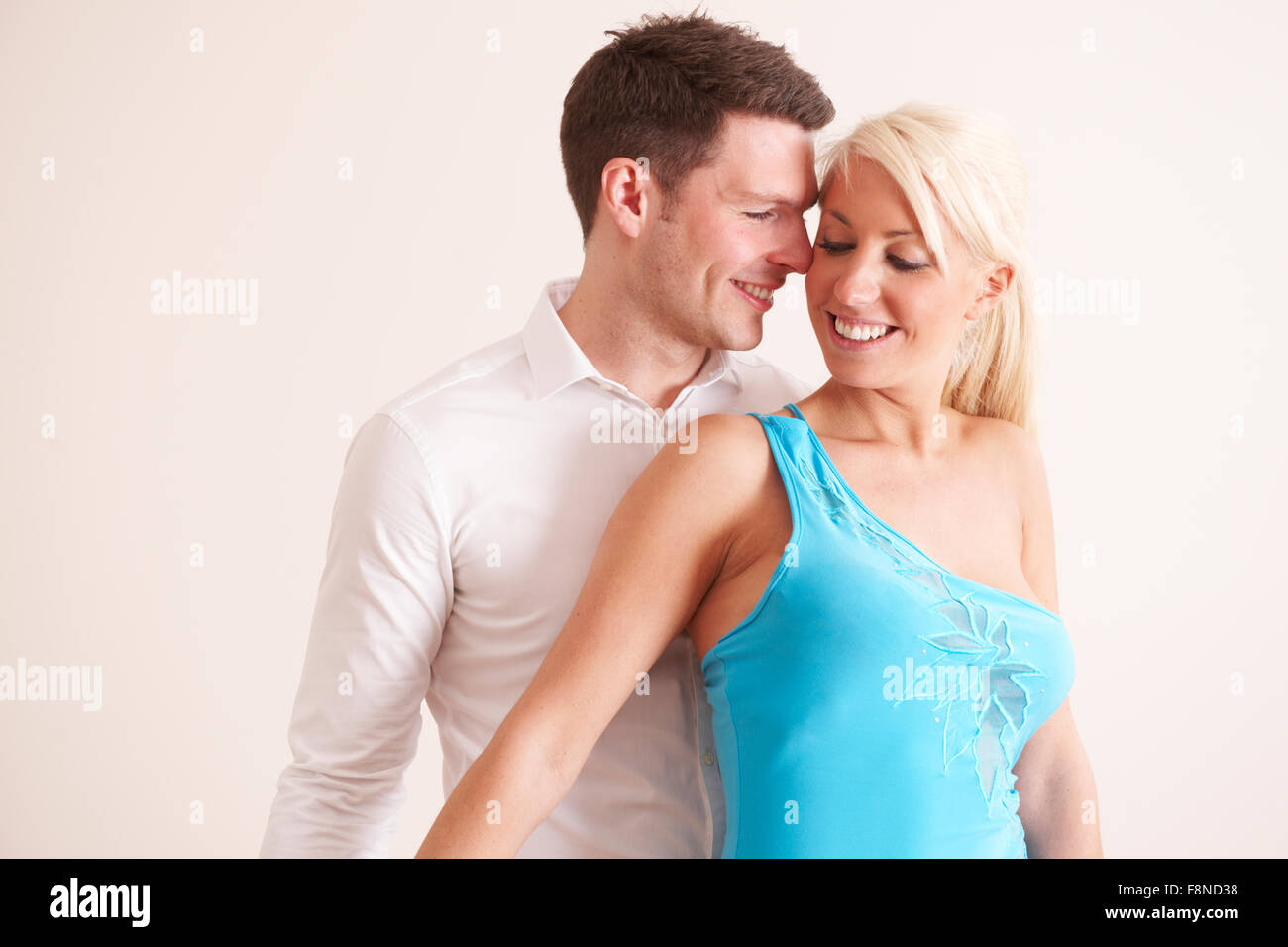 Young Couple Dancing Together Stock Photo - Alamy