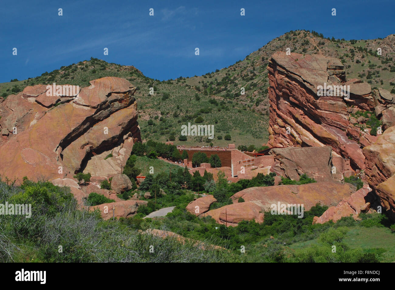 Red Rocks Park, Colorado landscape Stock Photo - Alamy