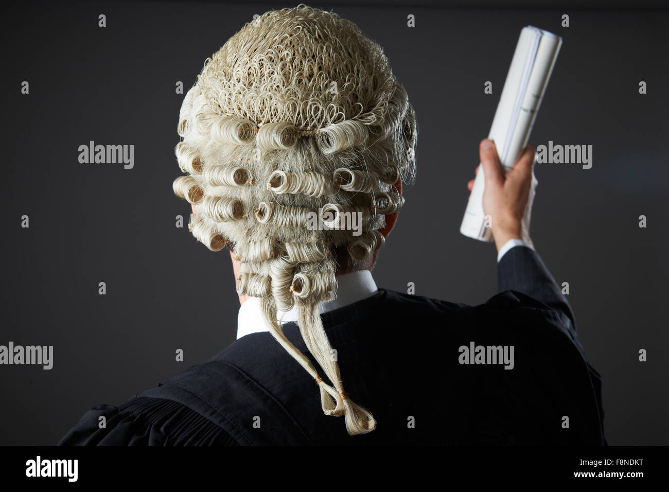 Wig barrister hi-res stock photography and images - Alamy