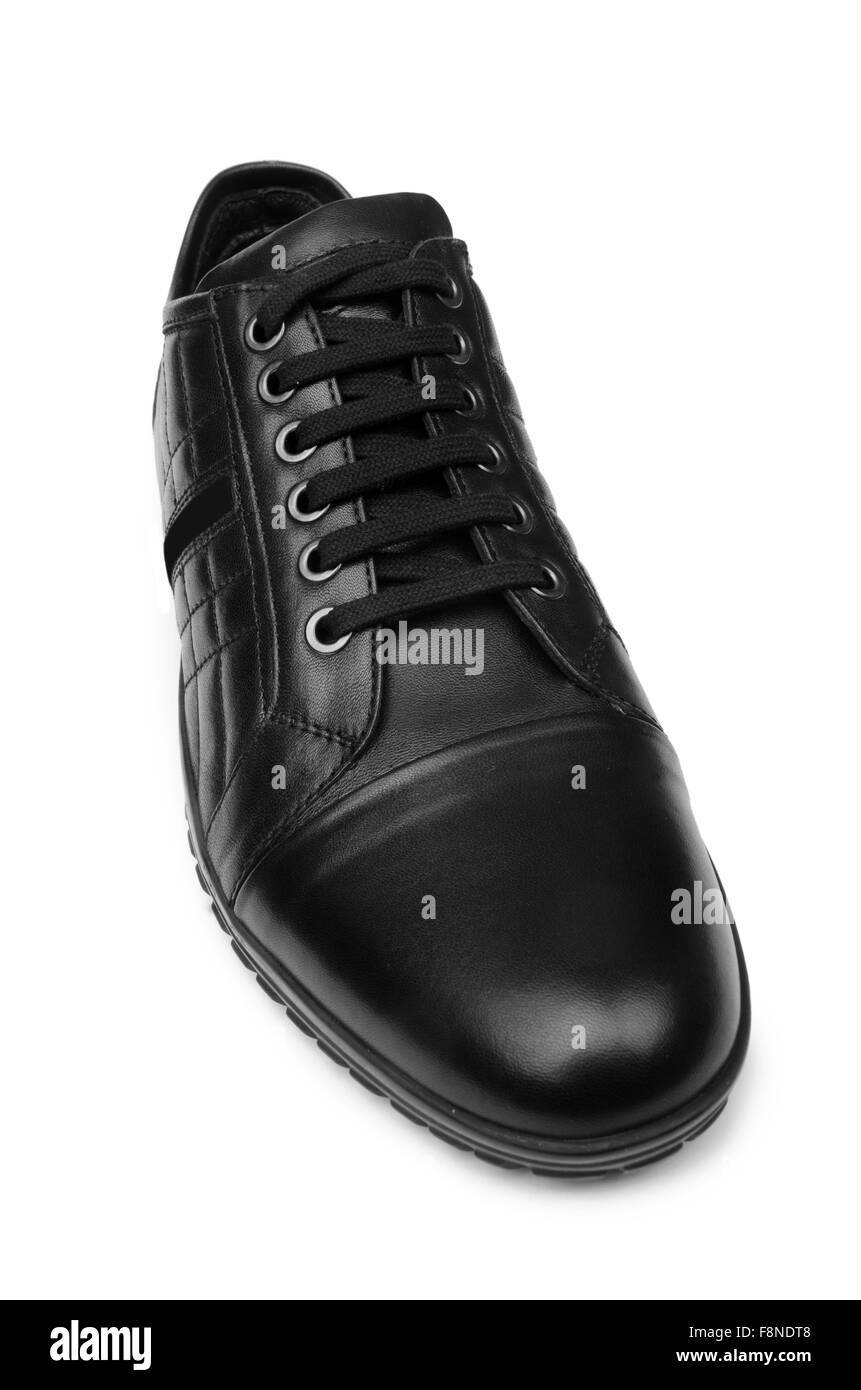 Male shoes isolated on white background Stock Photo - Alamy