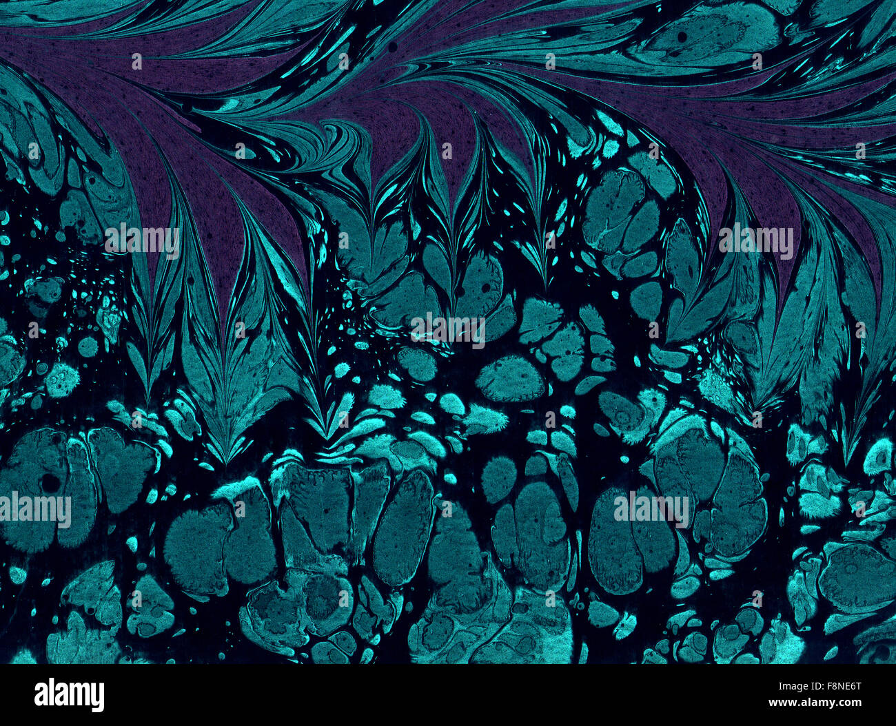 Paint layer on paper. Fragment of painting Stock Photo - Alamy
