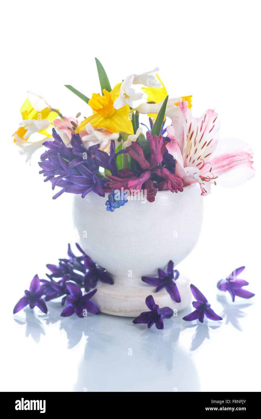 beautiful bouquet of spring flowers Stock Photo - Alamy