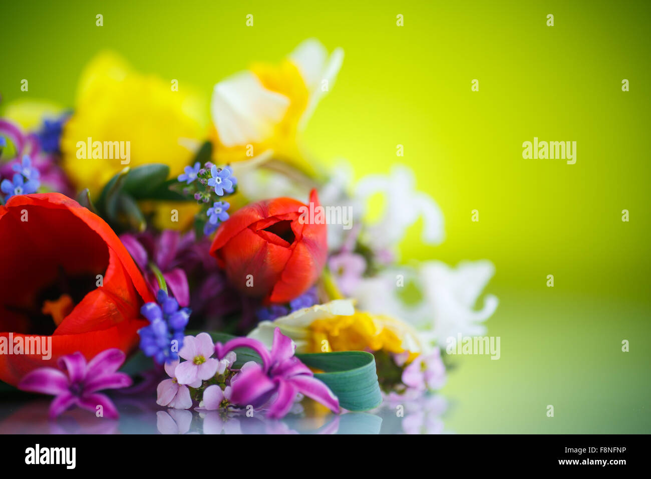 beautiful bouquet of spring flowers Stock Photo - Alamy
