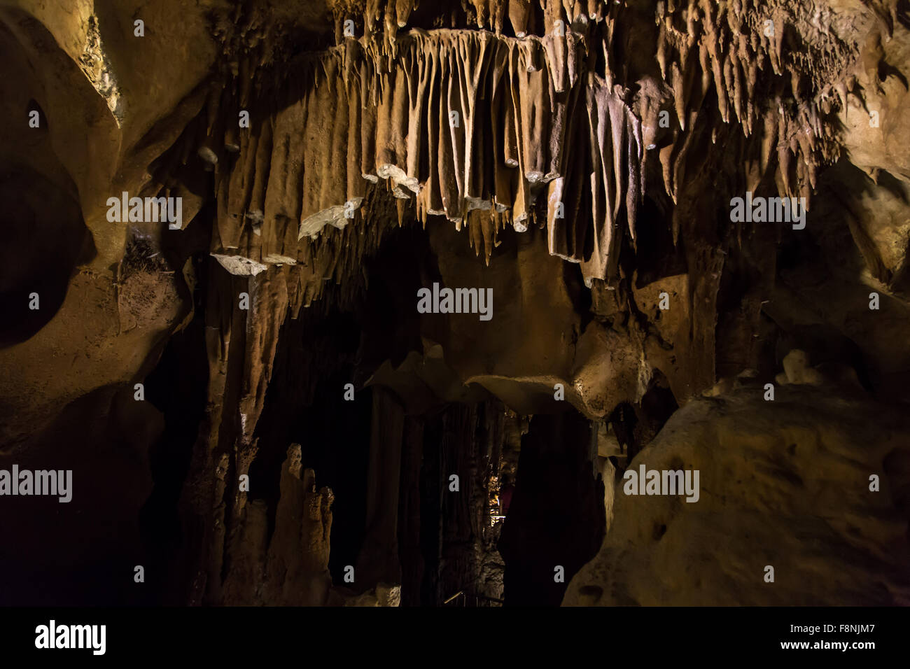 View inside of cave with rocks and abstract shapes Stock Photo - Alamy