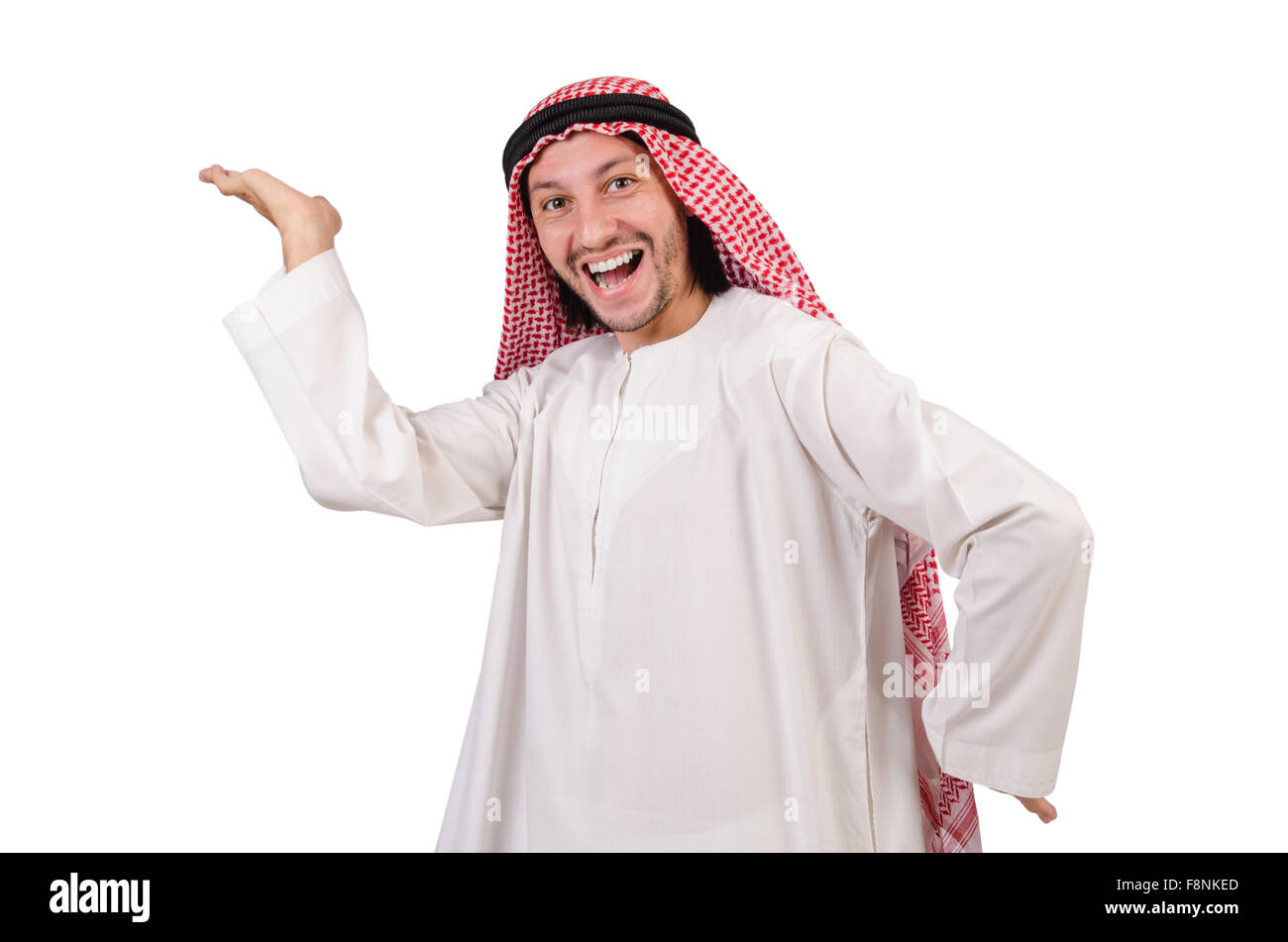 Arab man in diversity concept Stock Photo - Alamy