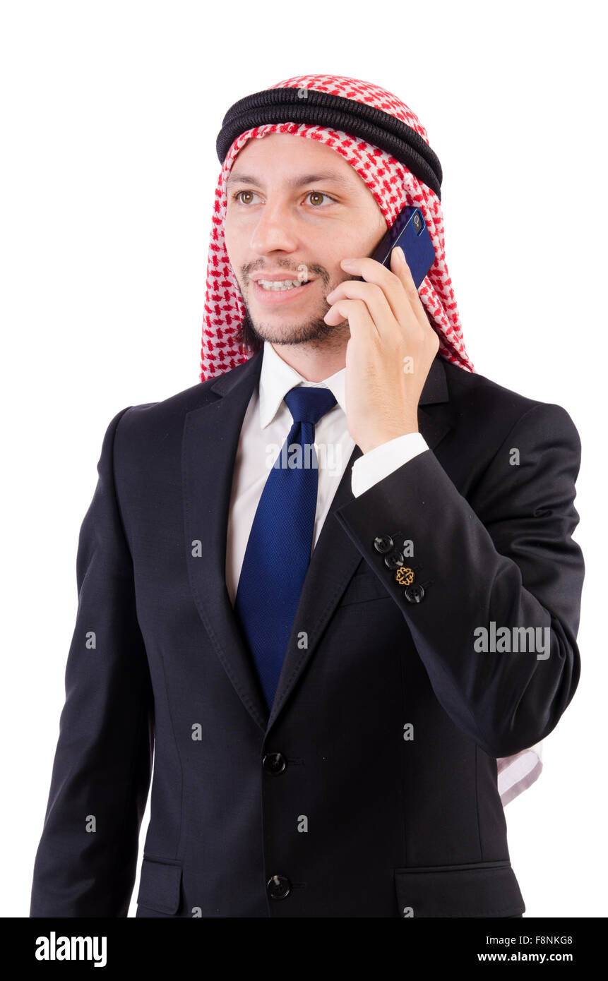 Arab man in diversity concept Stock Photo - Alamy