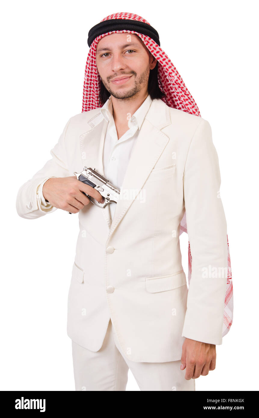 Arab man in diversity concept Stock Photo - Alamy
