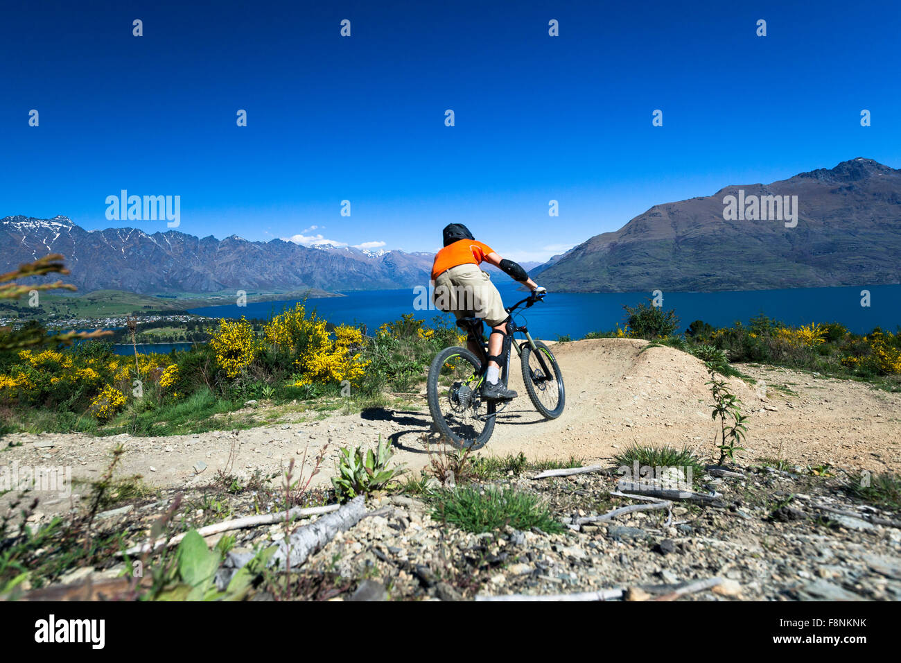 Rider on bike hi-res stock photography and images - Alamy