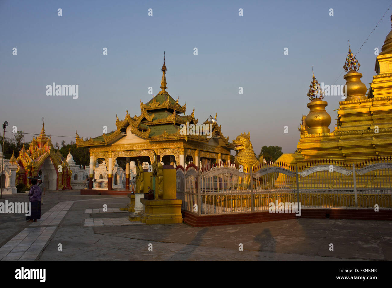 Mandalay Temple Kutho Daw Pagoda. Structures for Buddhist religious ...