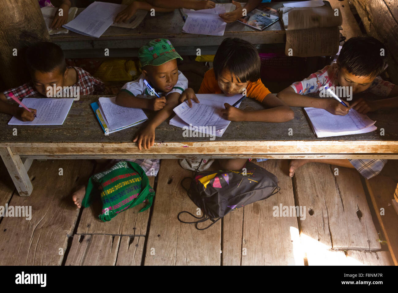 Children at school in Myanmar Stock Photo - Alamy