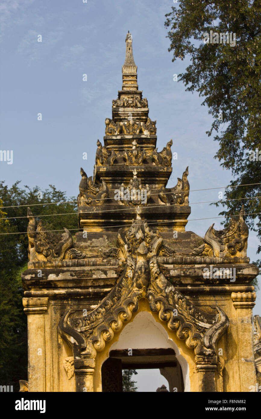 Maha Aungmye Bonzan Monastery in Inwa. The Maha Aung Mye Bonzan. well ...