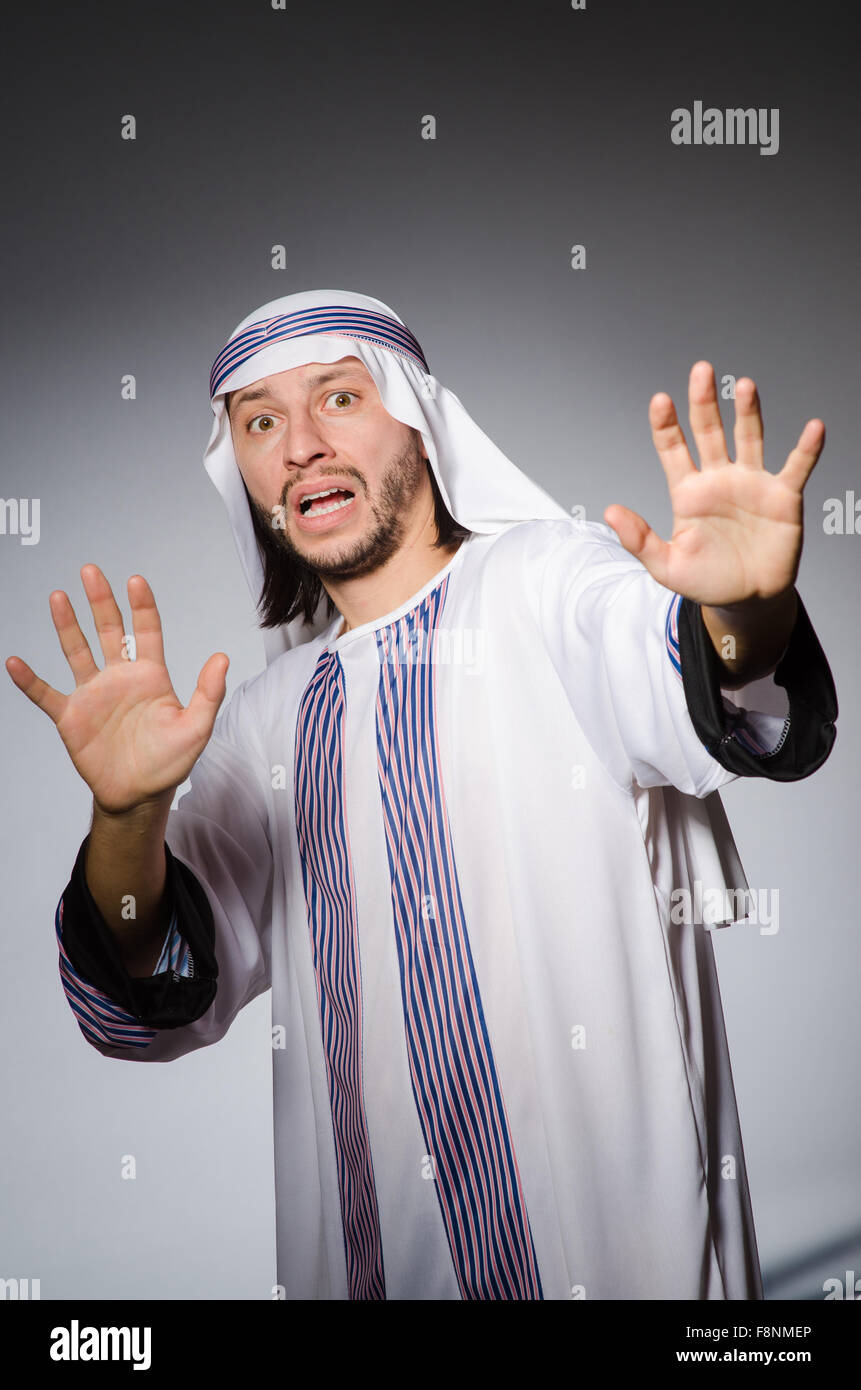Arab man in diversity concept Stock Photo - Alamy