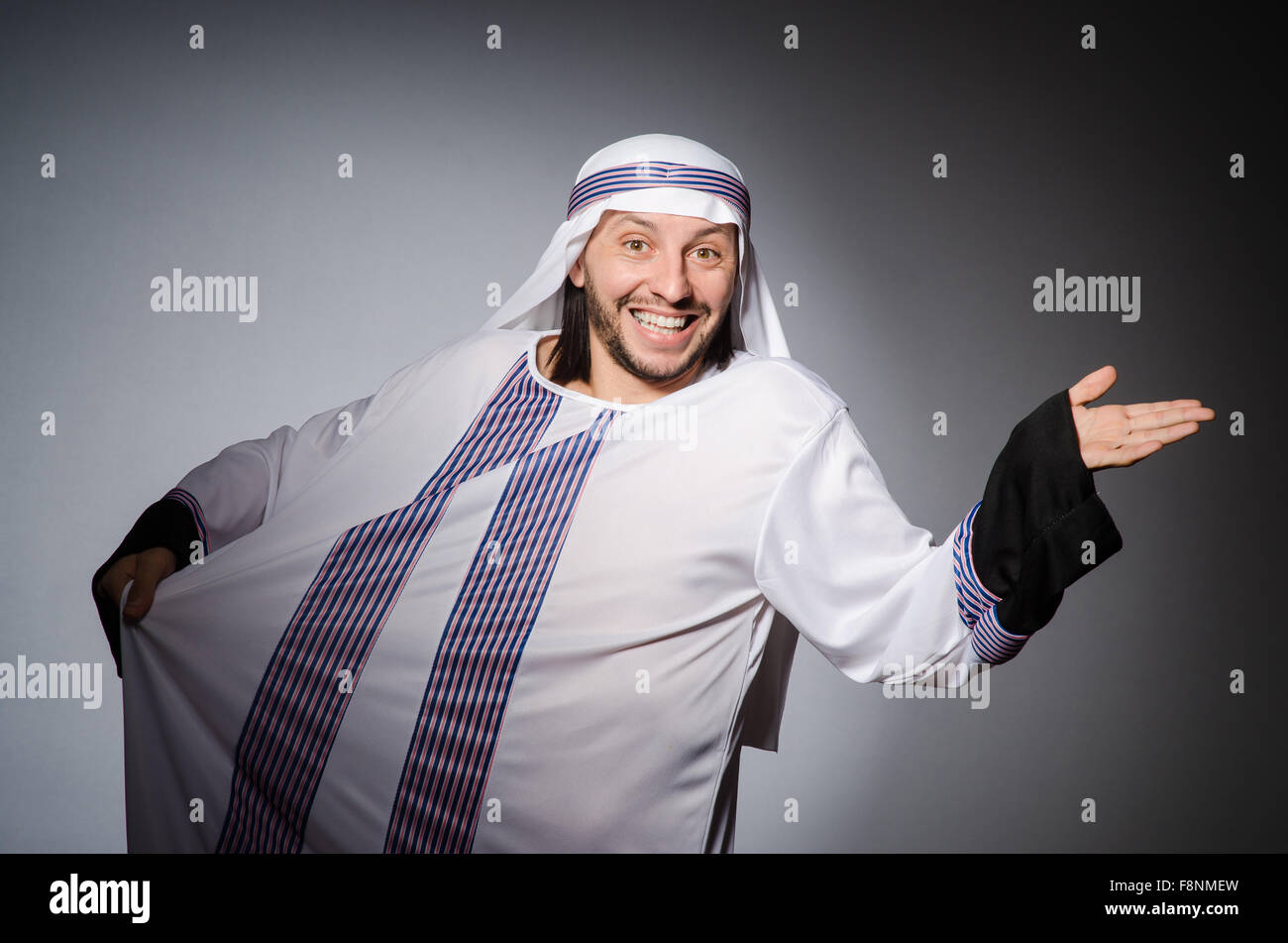Arab man in diversity concept Stock Photo - Alamy