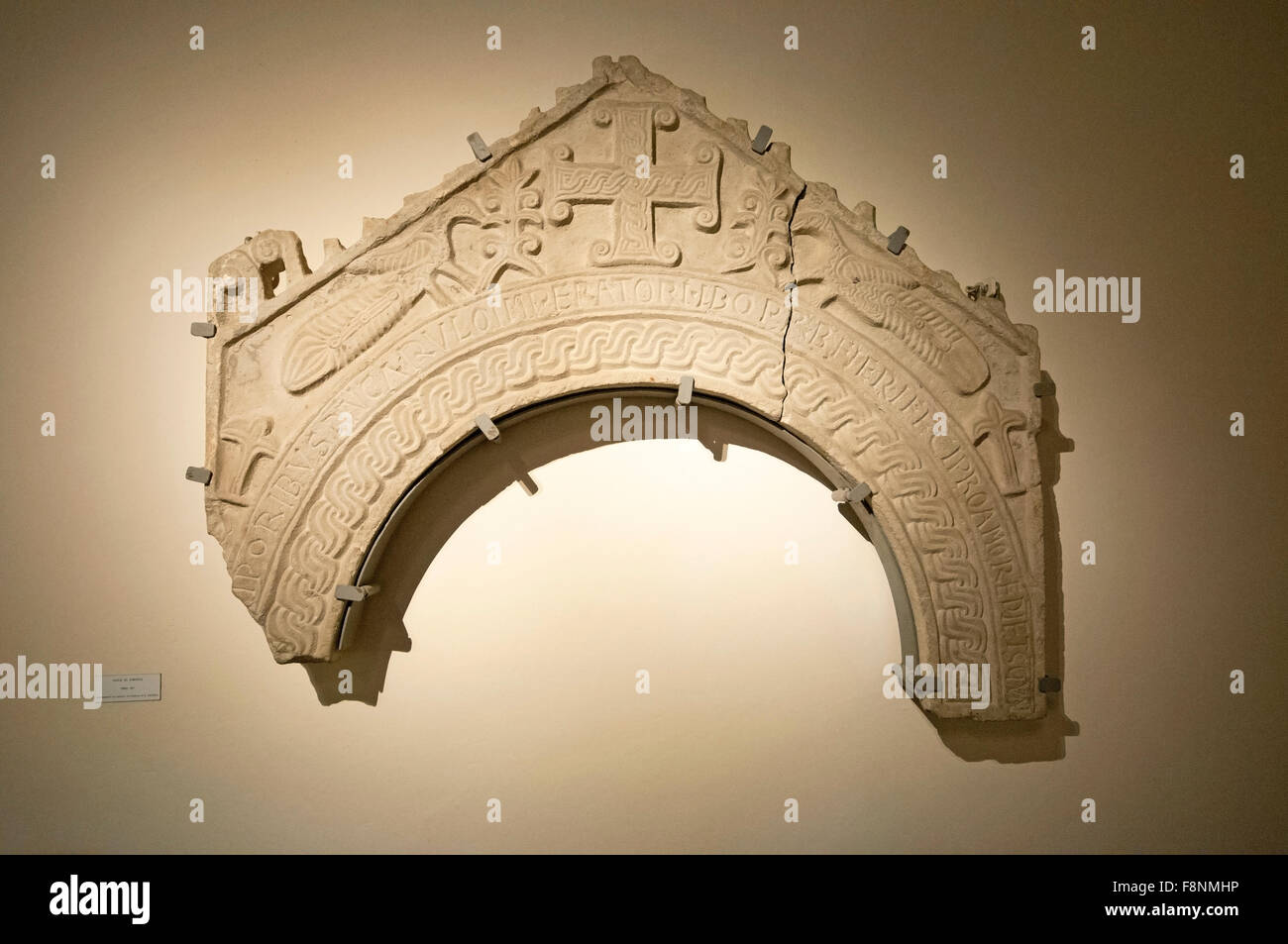 Arc of Ciborium of ancient San Vincenzo Cathedral, MAEC museum in ...