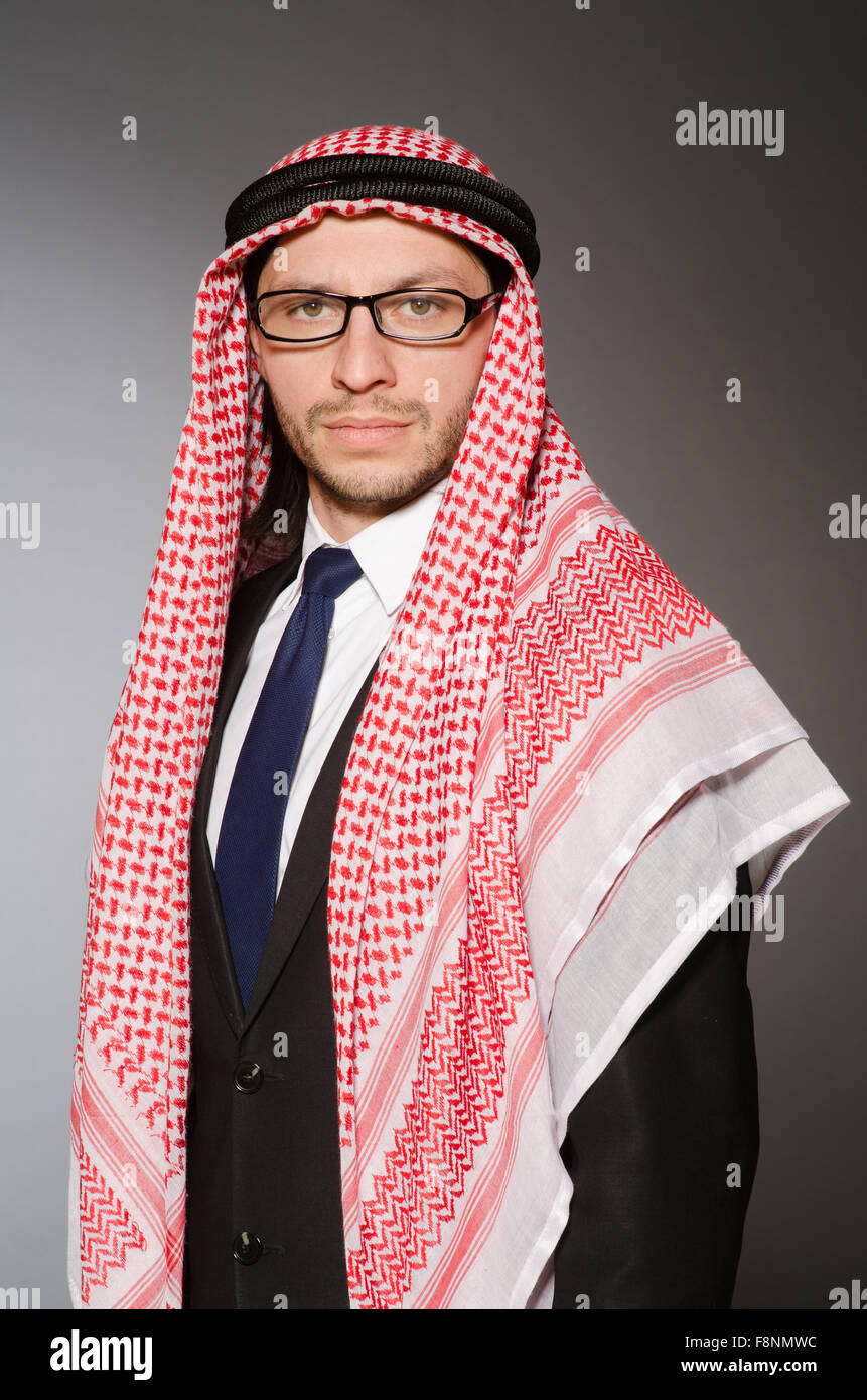 Arab man in diversity concept Stock Photo - Alamy