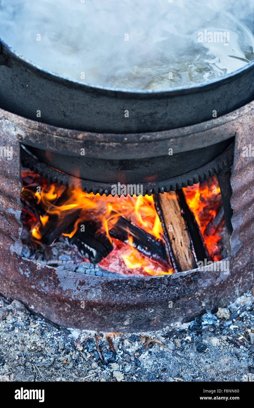 Outdoor big pot Stock Photo - Alamy