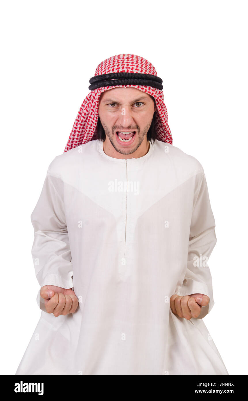 Arab man in diversity concept Stock Photo - Alamy